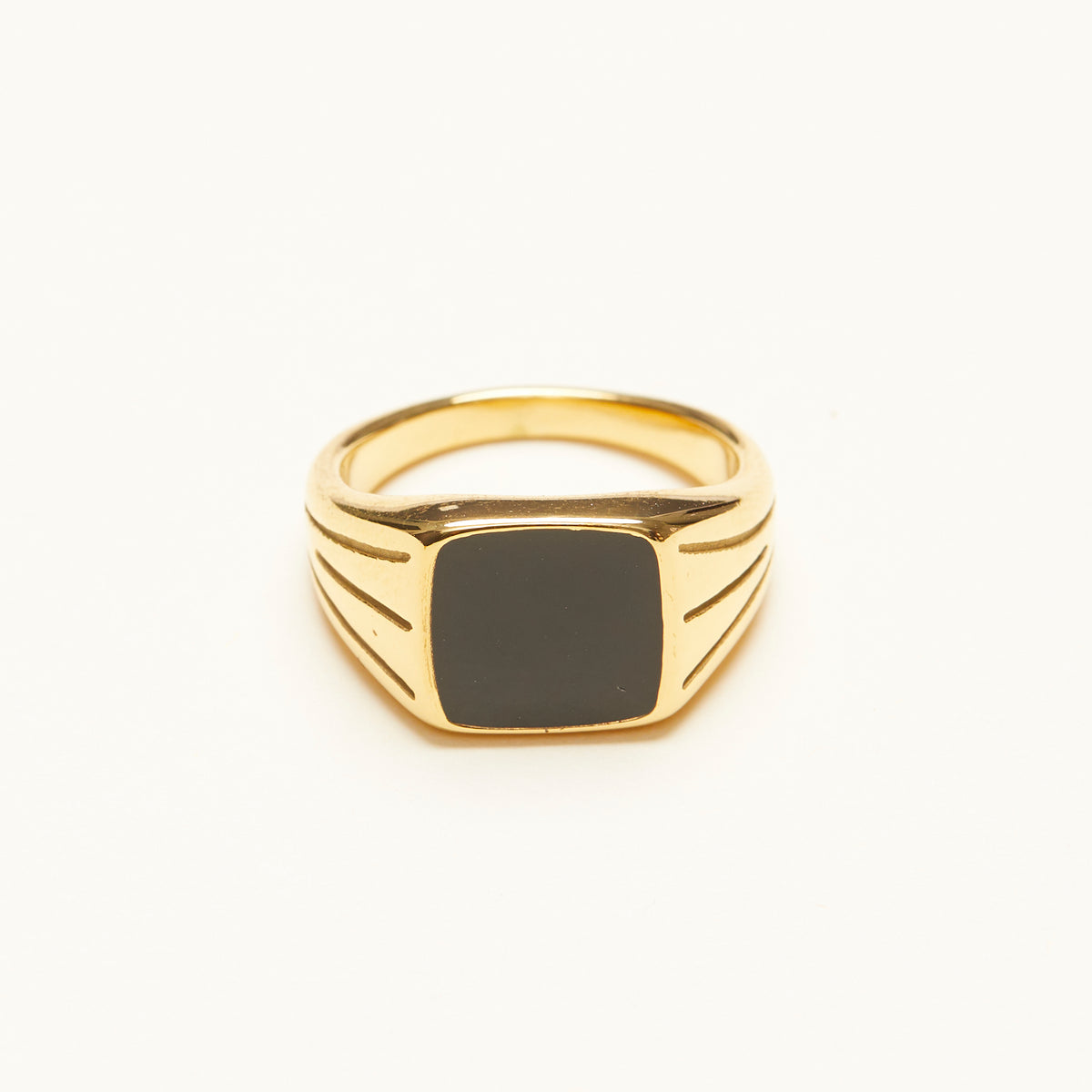 Vintage Squared Signet Ring – Shapes Studio