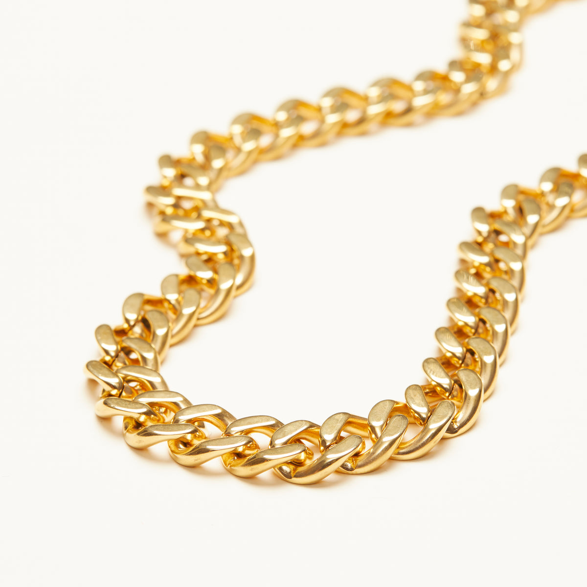Thick Curb Chain Necklace – Shapes Studio