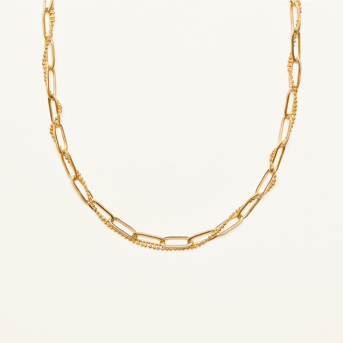 Double Layered Chain Necklace – Shapes Studio