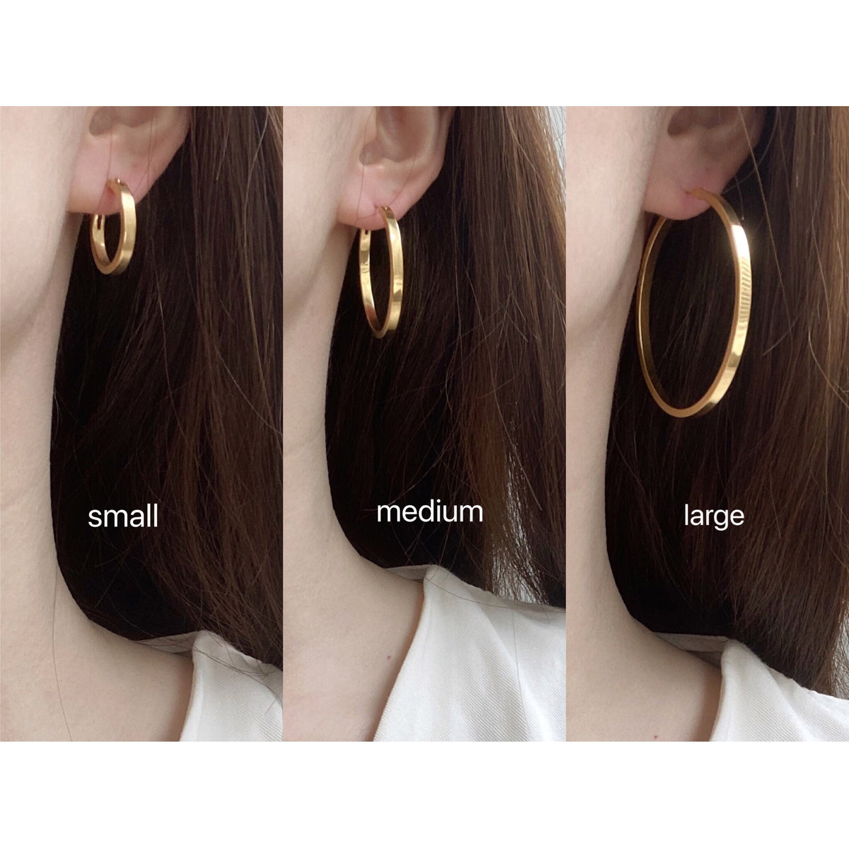 Everyday Closed Hoop Earrings (3 styles) – Shapes Studio